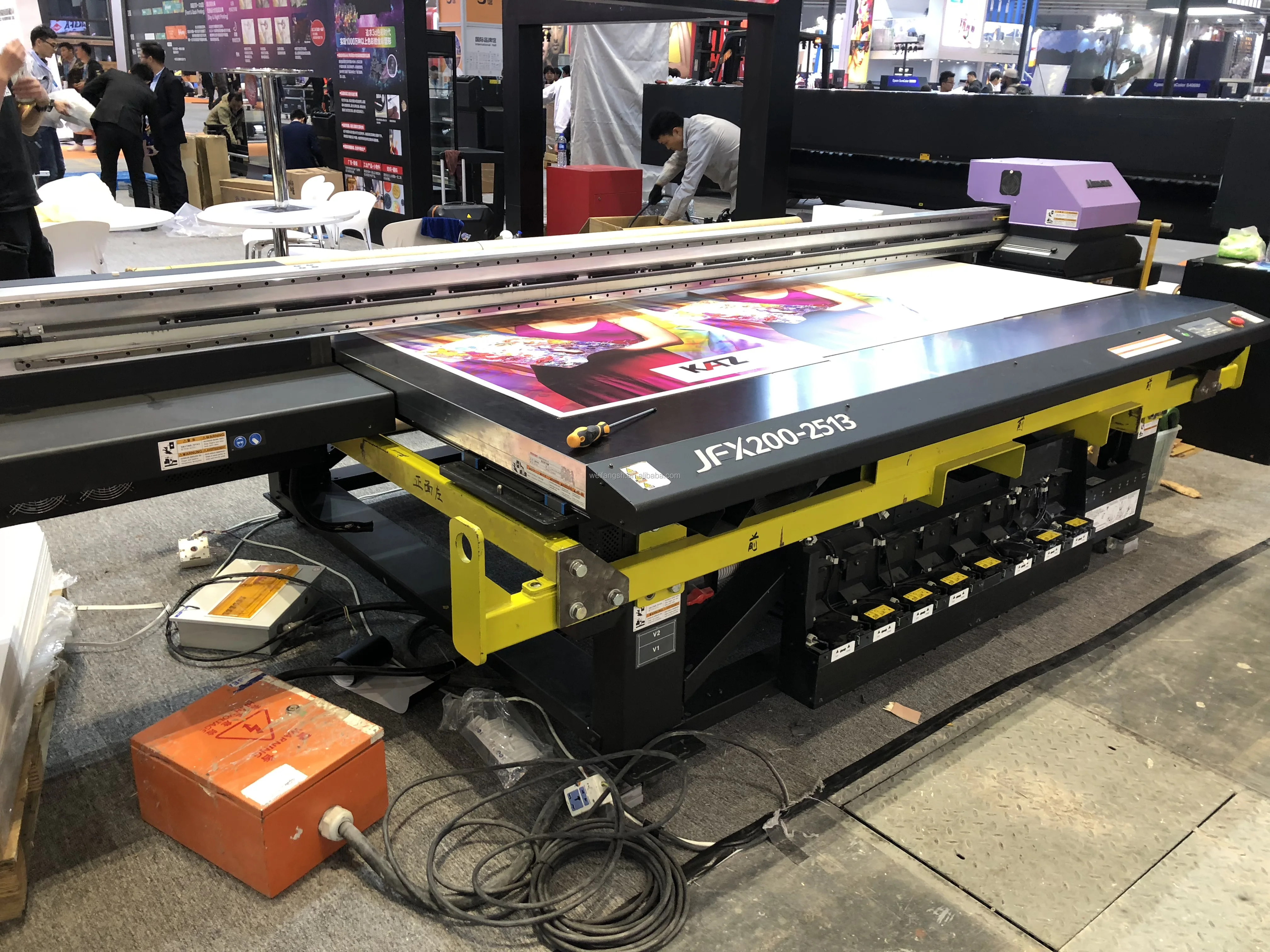 Mimaki Jfx200-2513 Uv Flatbed Printer With Ricoh Gen5 Heads ...