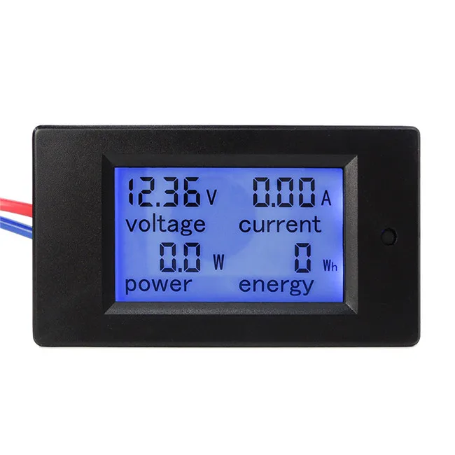 Dc6.5-100v 0-100a Lcd Display Digital Current Voltage Power Energy Meter Multimeter Ammeter ...