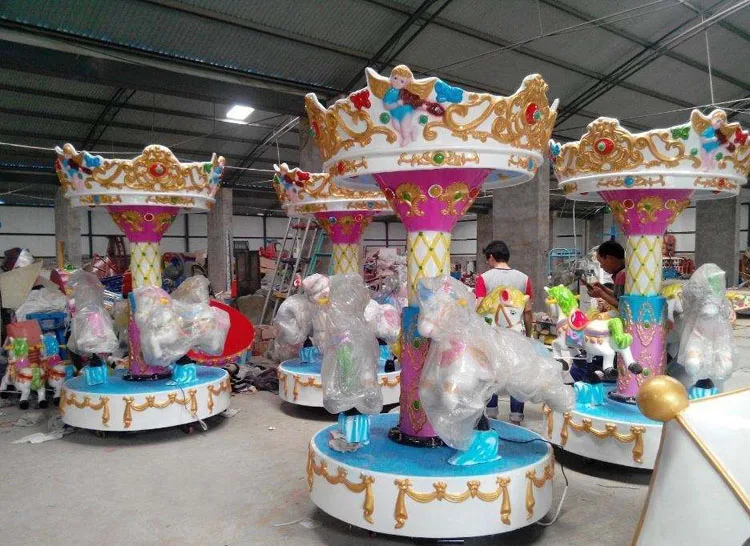 Chinese Park Amusement Rides 3 Player Carousel Toy for Kids| Alibaba.com