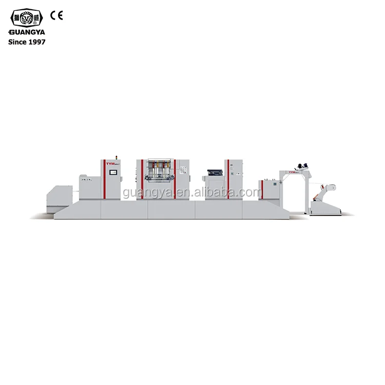 Reel-fed Paper Bag Making Foil Printing Machine Hot Stamping Foil ...