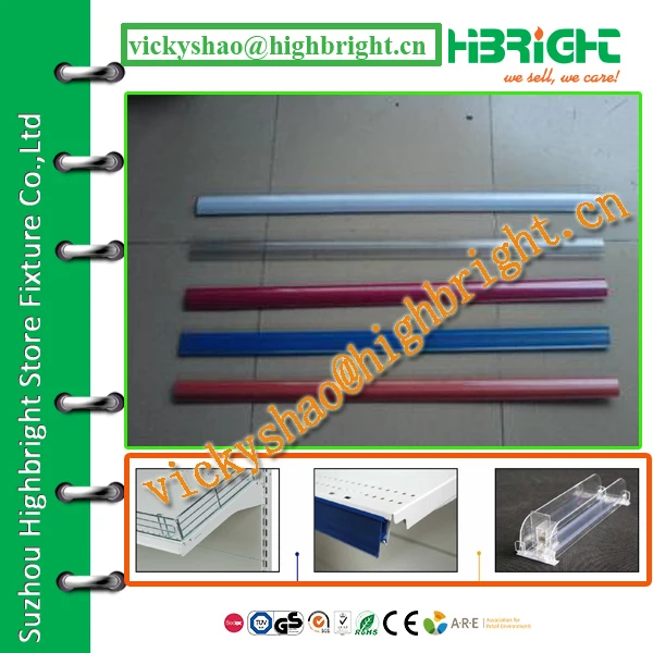 Plastic Price Strip For Supermarket Gondola Shelves - Buy Price Strip ...