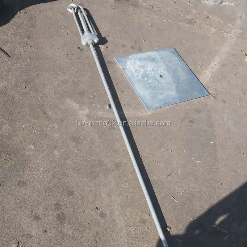 Overhead Line Accessories Stay Rod With Bow Cross-head Hot Dip ...