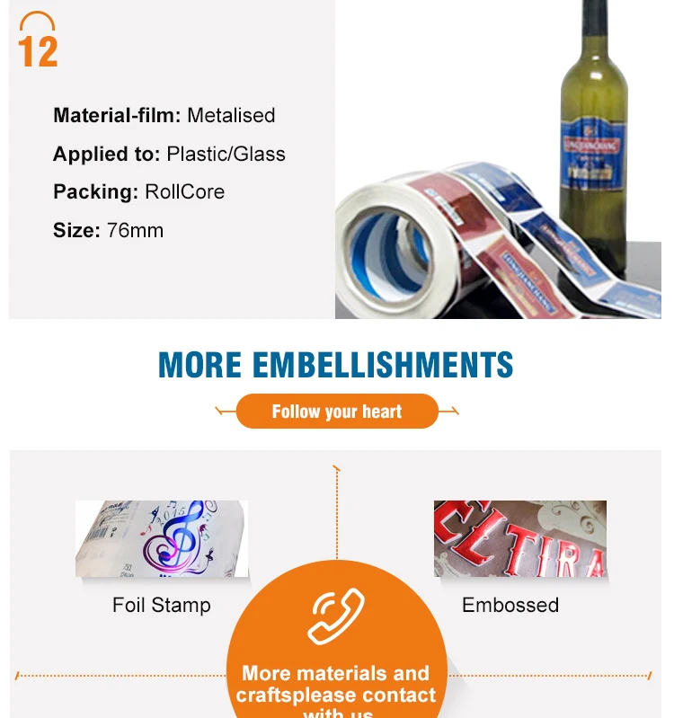 Custom Printing Vinyl Stickers Waterproof Removable Self Adhesive Label ...