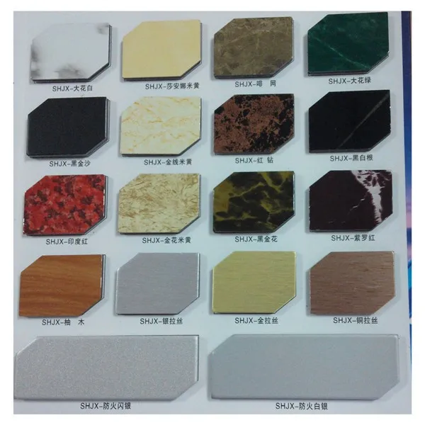 Acm Color Card/alucobond's Panel/ Pantone Color Aluminum Composite ...