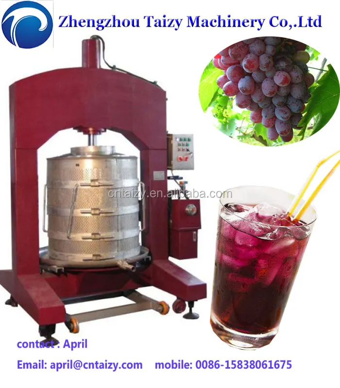 Hydraulic Grape Press Machine High Quality Wine Press For Sale - Buy ...