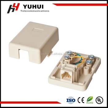Rj11 Wall Outlet,Rj11 Surface Mount Box,Rj11 Desktop Outlet - Buy Rj11 ...