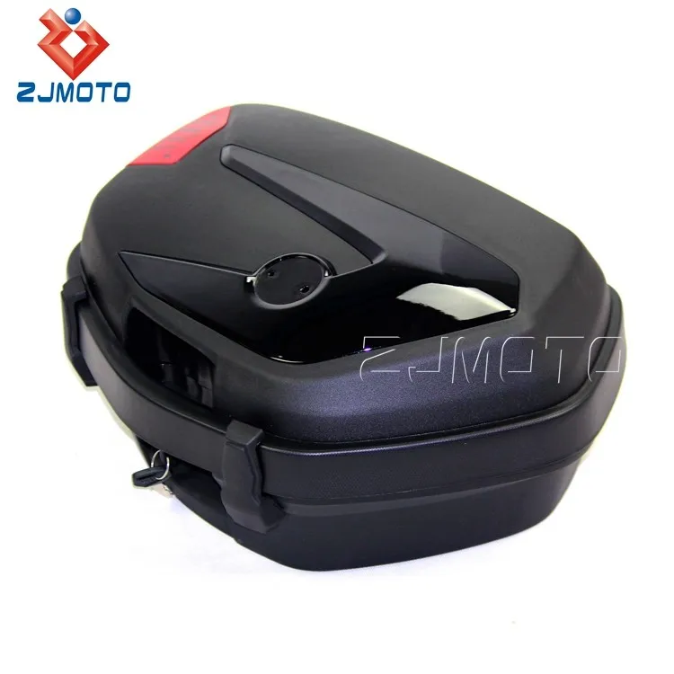 Hot Sale Universal Side Case Pp/abs Motorcycle Rear Box With Led Lights ...