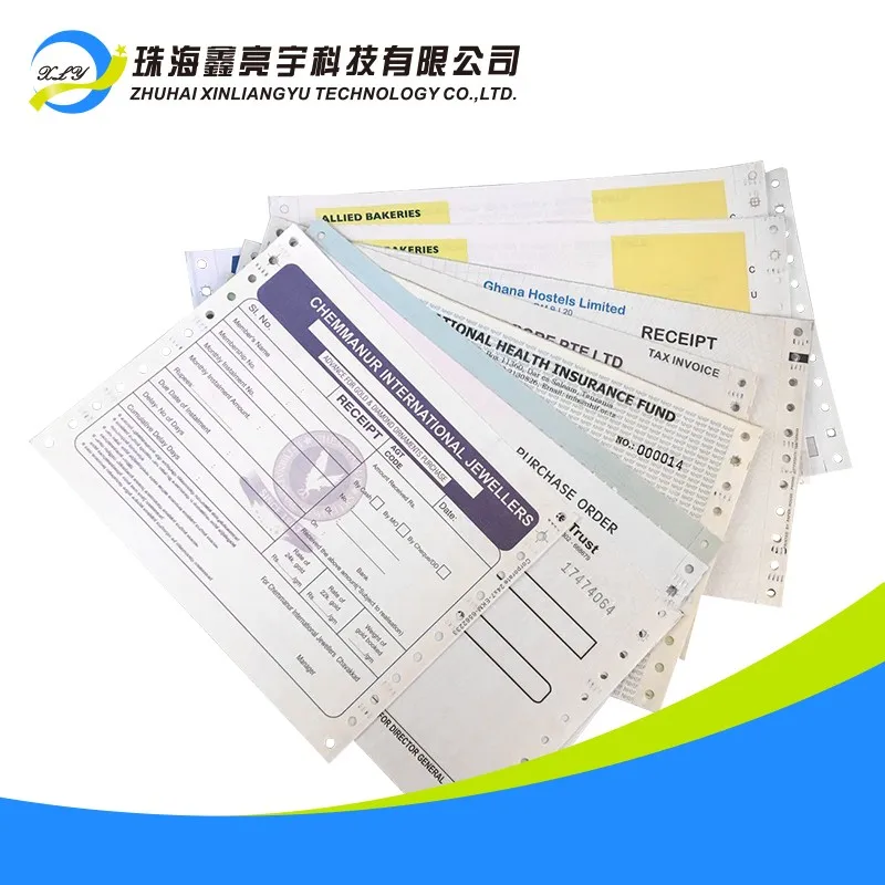 NCR Carbonless Paper - Multi-Ply Continuous Form Printing