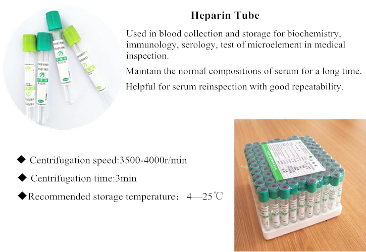 Green Phlebotomy Tubes