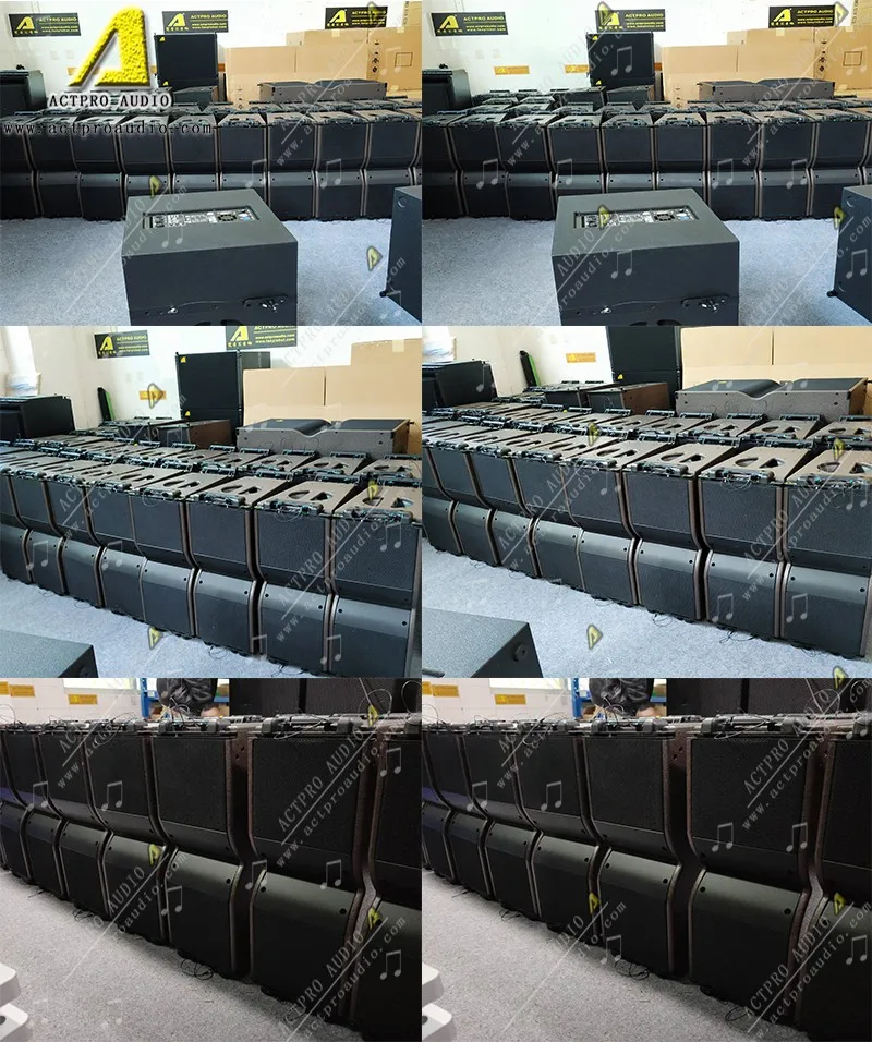 Q1 Qsub Two Way Dual 10 Inch Line Array Speaker Q7 Q10 Line Array Speaker System Neodymium ...