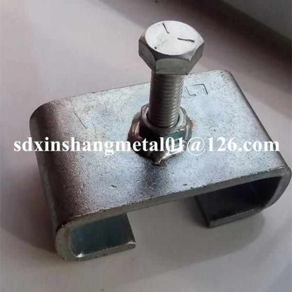 Sidewalk Shed Header Clamp with Bolt - Secure & Durable