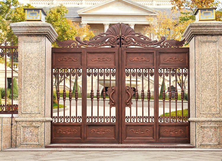 Iron Fancy Gate Boundary Wall Stainless Steel Gate Design Modern - Buy ...