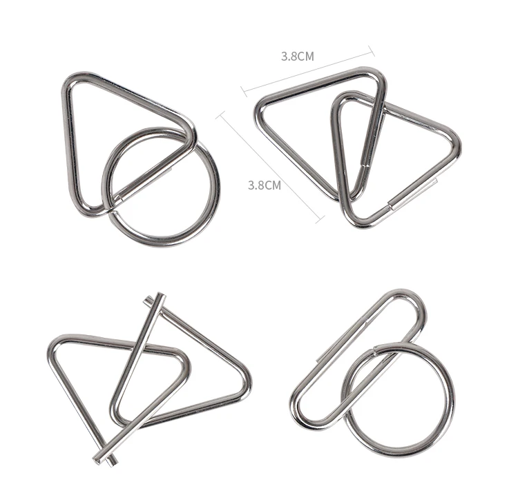 Chinese Funny Wire Puzzle Games Iq Metal Puzzle For Brain Teaser - Buy ...