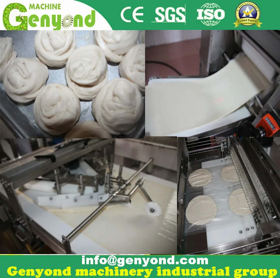 Full Automatic 20% Off Roti Bread Lacha Paratha Forming Film Covering ...