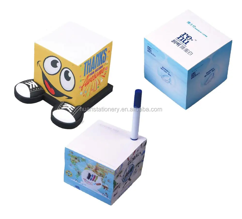 Perfect Printing Free Note Cube / Memo Cube Paper Block For Ad ...