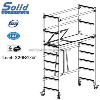 Factory Price Aluminium Mini Scaffold,Folding Scaffolding - Buy ...