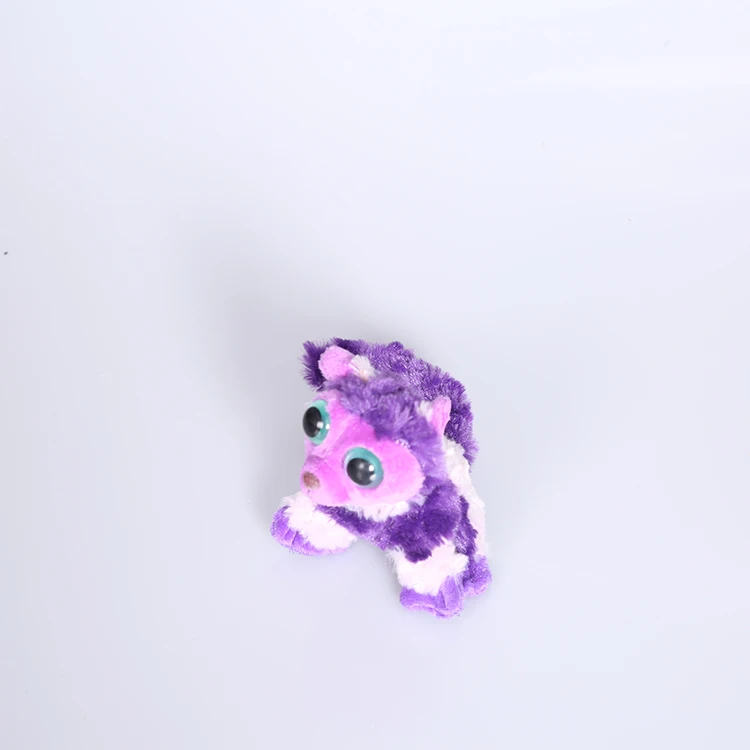Custom Purple Animal Plush Toy - Buy Plush Big Eyes Toy,Purple Animal ...