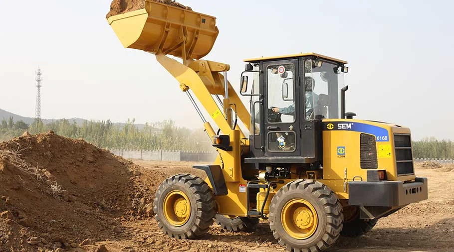 Wheel Loader Sem616b,74hp,Bucket 0.9m3,Loader 1.6ton,Small Sem Wheel ...