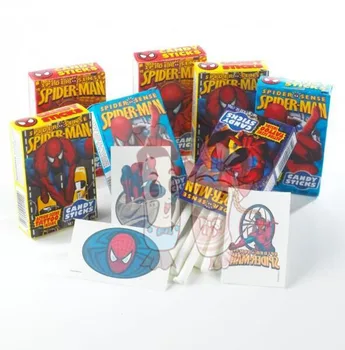 spiderman candy sticks