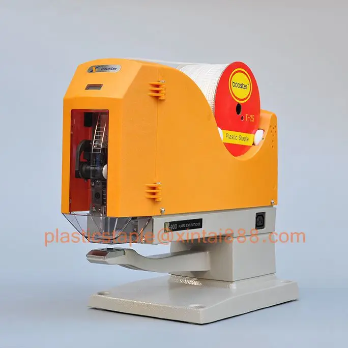 Booster Plastic Staple Machine T-900 Plastic Staple Attacher Design ...