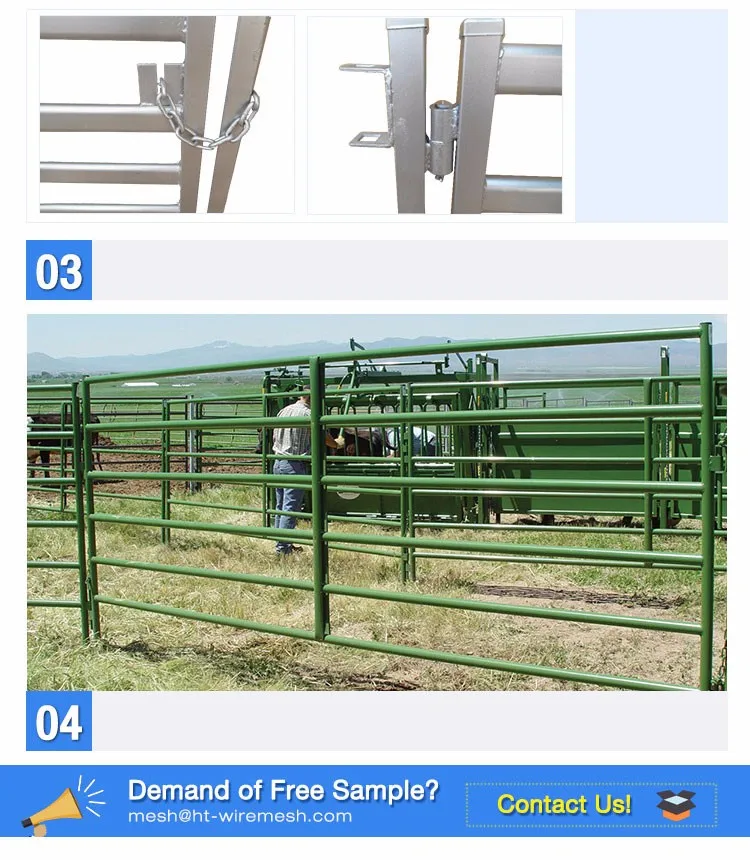 Factory Supply Pvc Security Used Cattle Corral Panels For Farm Of ...