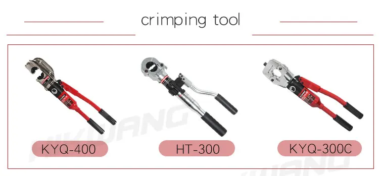Manual Hydraulic Cable Crimping Tool - KYQ-300 Kit
