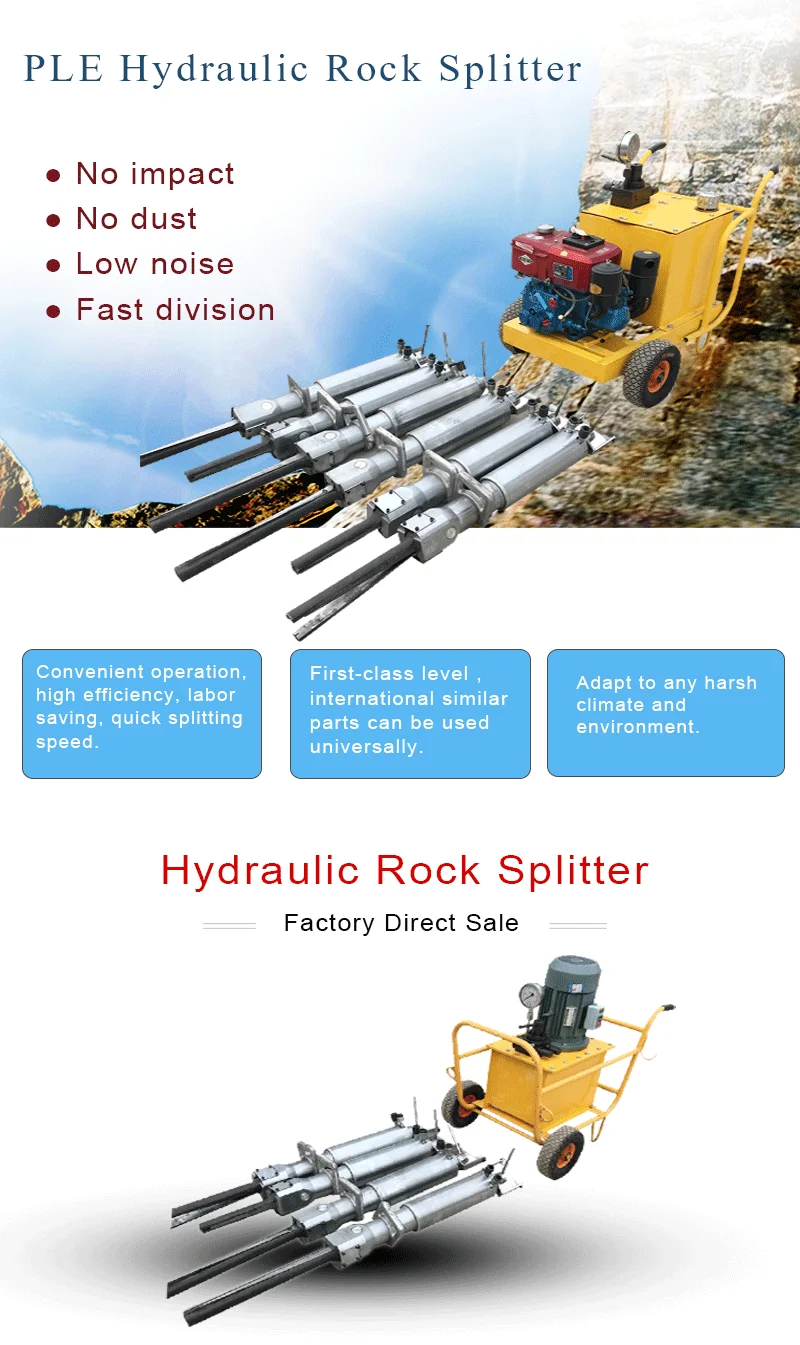 Hydraulic Granite Quarry Stone Splitter - Efficient & Portable