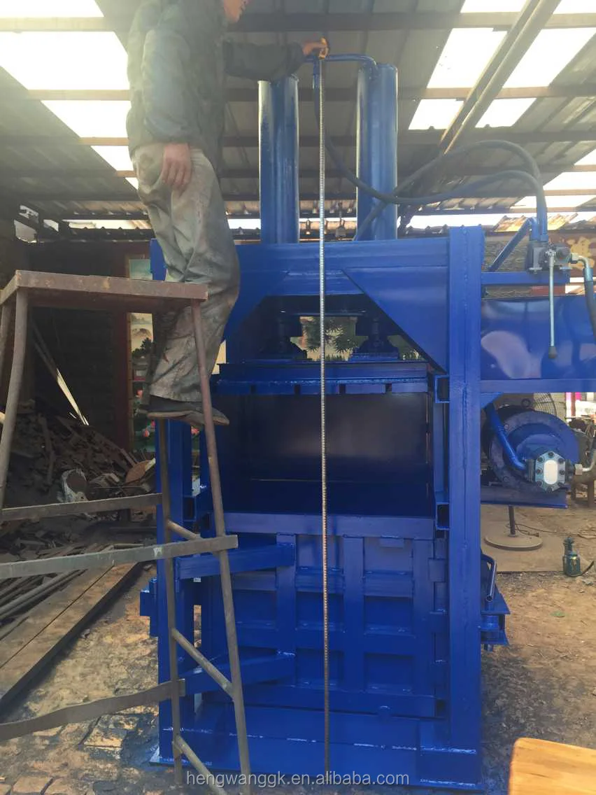 Vertical Hydraulic Cardboard Box Baling Press/ Scrap Paper Baler/ Waste ...