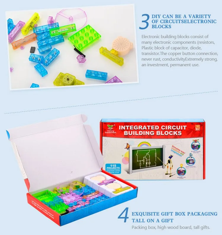 Stem Toy Electronic Building Block Science Educational Kit - Buy ...