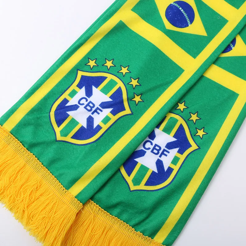 New Design 2018 World Cup 32 National Football Team Scarf Brazil ...