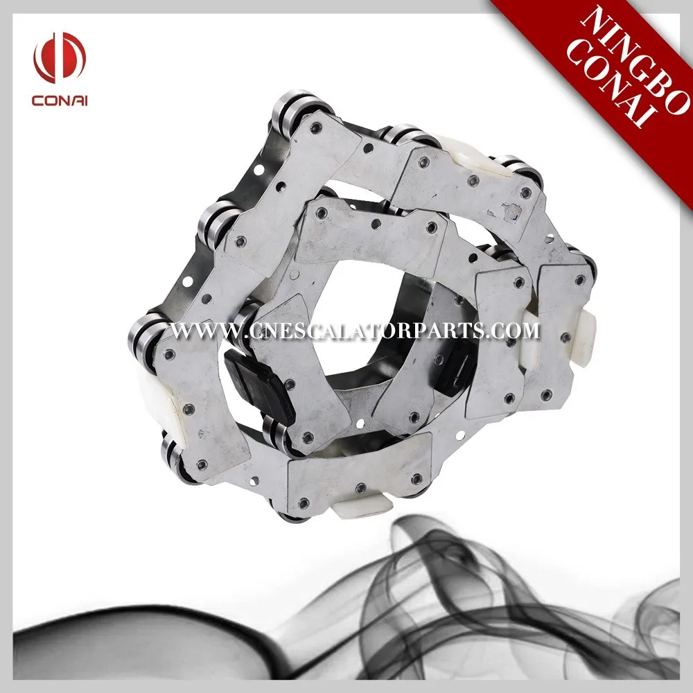 Heavy Duty Escalator Handrail Reversing Chain With 6 Nylon Slide ...