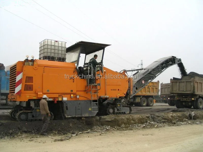 Efficient Road Milling with a 2-Meter Construction Machine