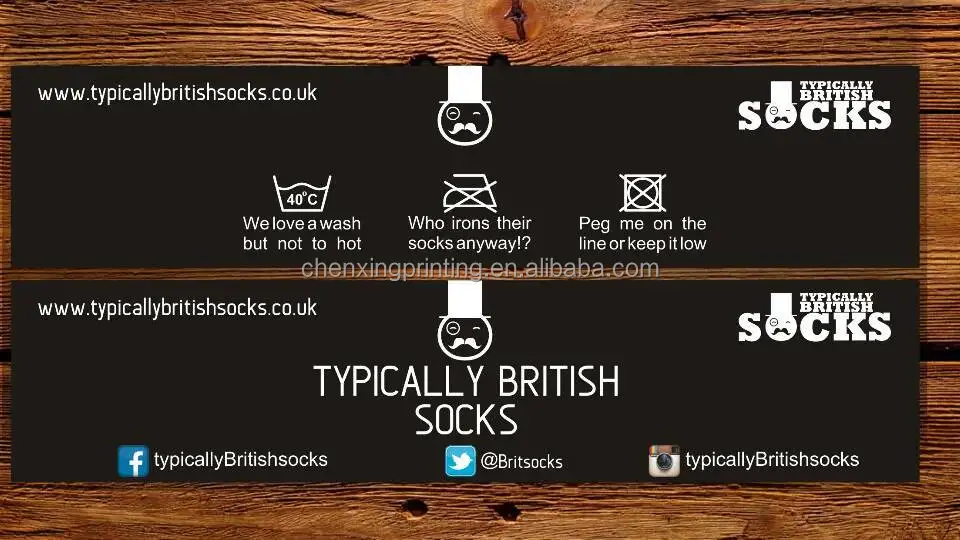 Header Card For Socks Paper Header With Plastic Hook For Hanging - Buy ...