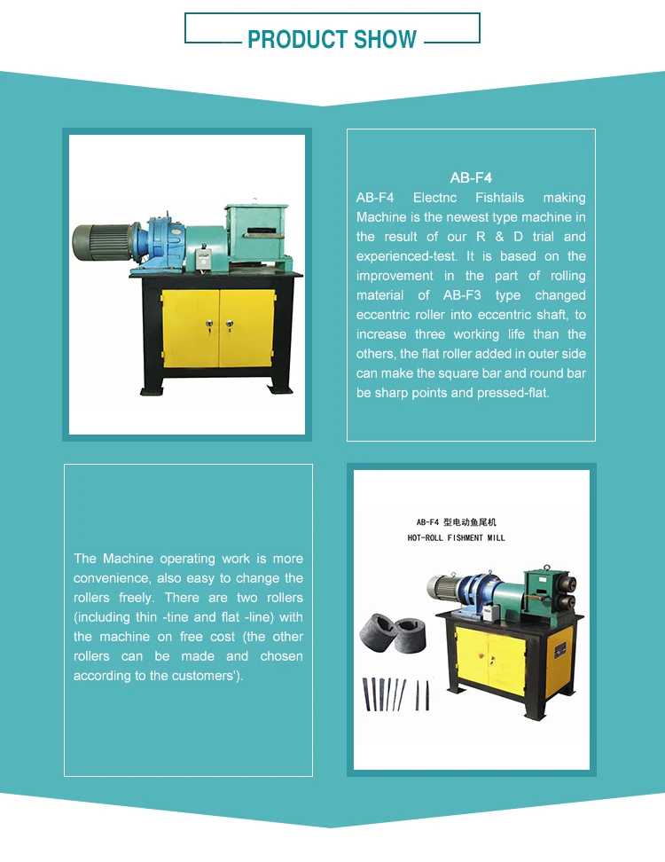 Wrought Iron Forging Fishtail End Forging Machine - Buy Forging ...