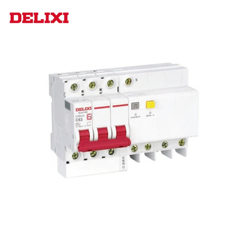 3 Pole Rccb Best Brand Delixi Elcb Double Throw Automatic Reset Circuit ...