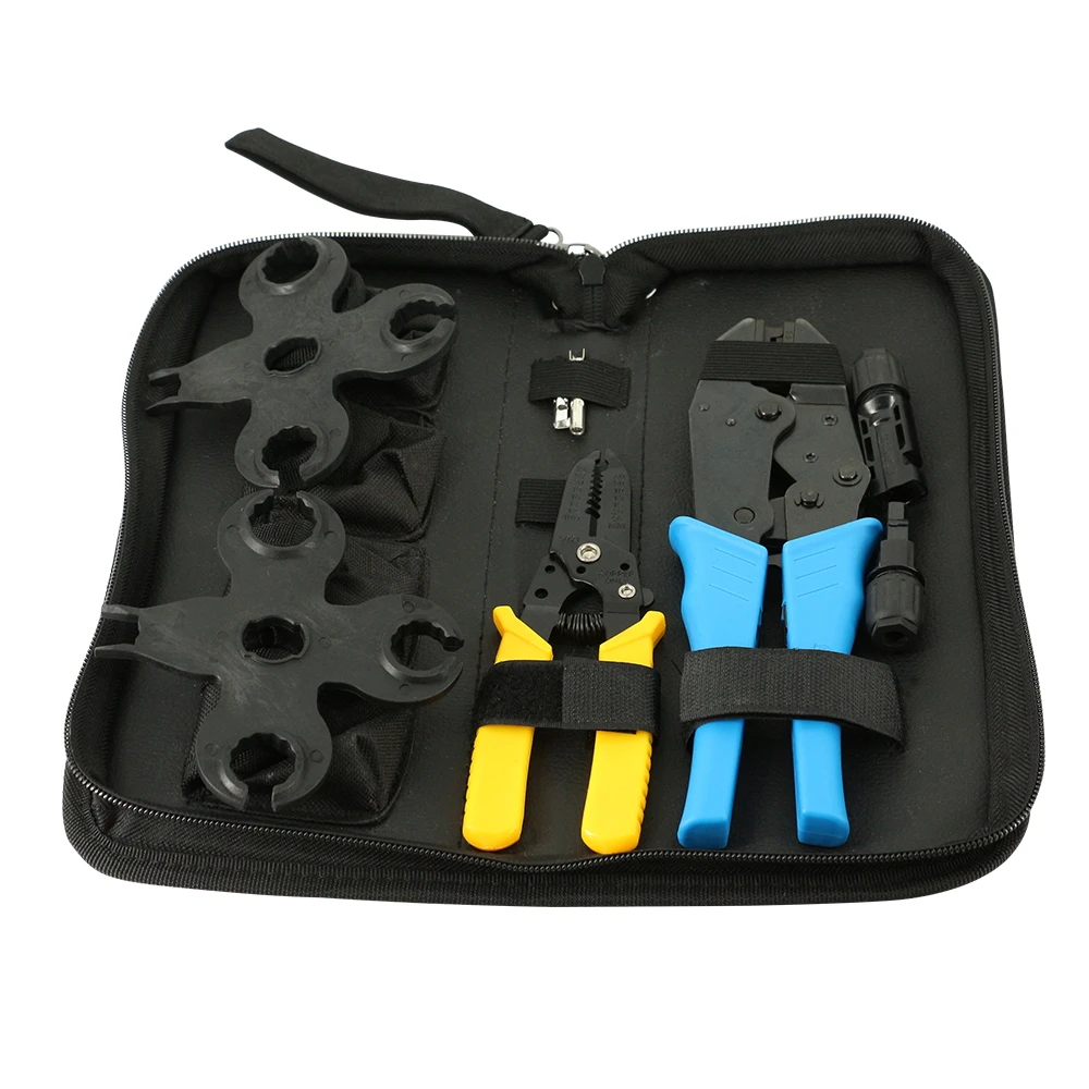 Solar Connector Tool Bag For 2.5/4/6mm2 Pv Cable,Solar Press Plier Mc ...