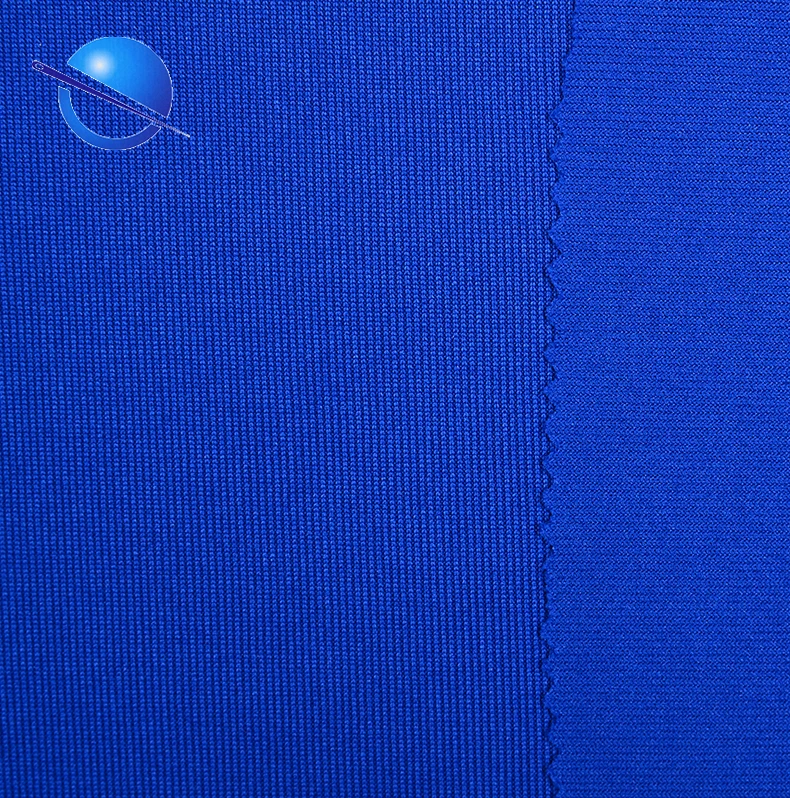 100% Polyester Knitted Flat Tubular Back 1*1 Rib Fabric Soft Stretch ...