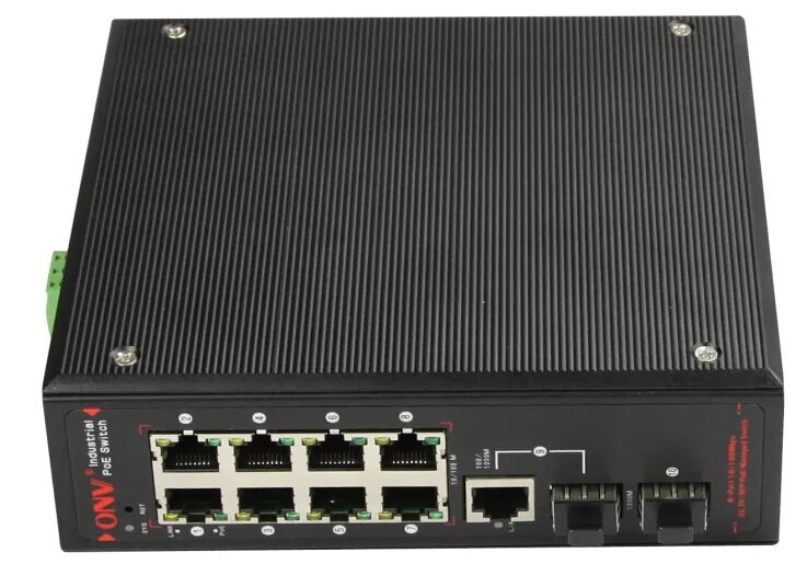 Smart Poe Switch 10/100mbps 8 Port 120w Network Switch Hub For Ip ...