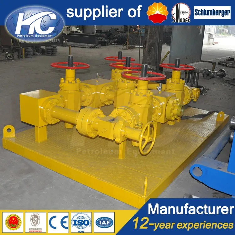 Hot Selling Choke Manifold Drilling / Flowback Manifold / Choke Oil And ...