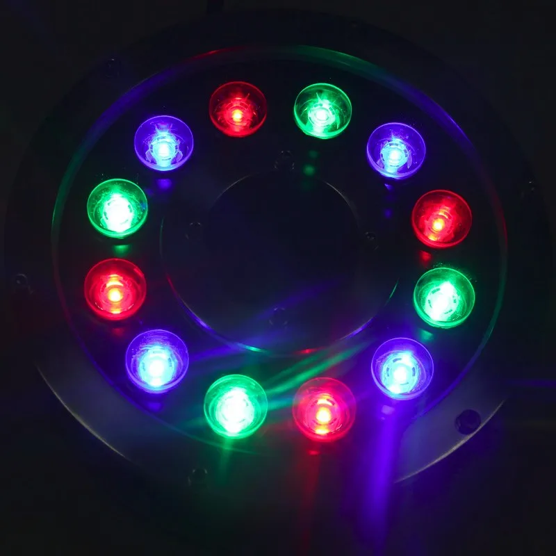 Ip68 12w Circular Ring Fountain Light For Pool - Buy Ring Fountain ...