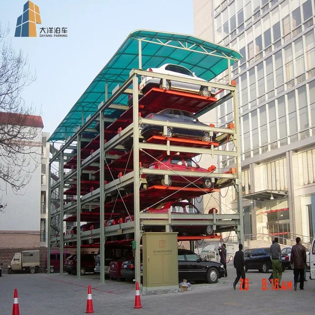 Commerical Multi-floor Mechanical Parking Lot Hydraulic Car Lift Morden ...