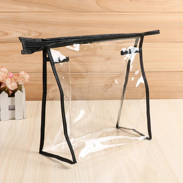 Transparent PVC Drawstring Bag for Cosmetics & Toiletries