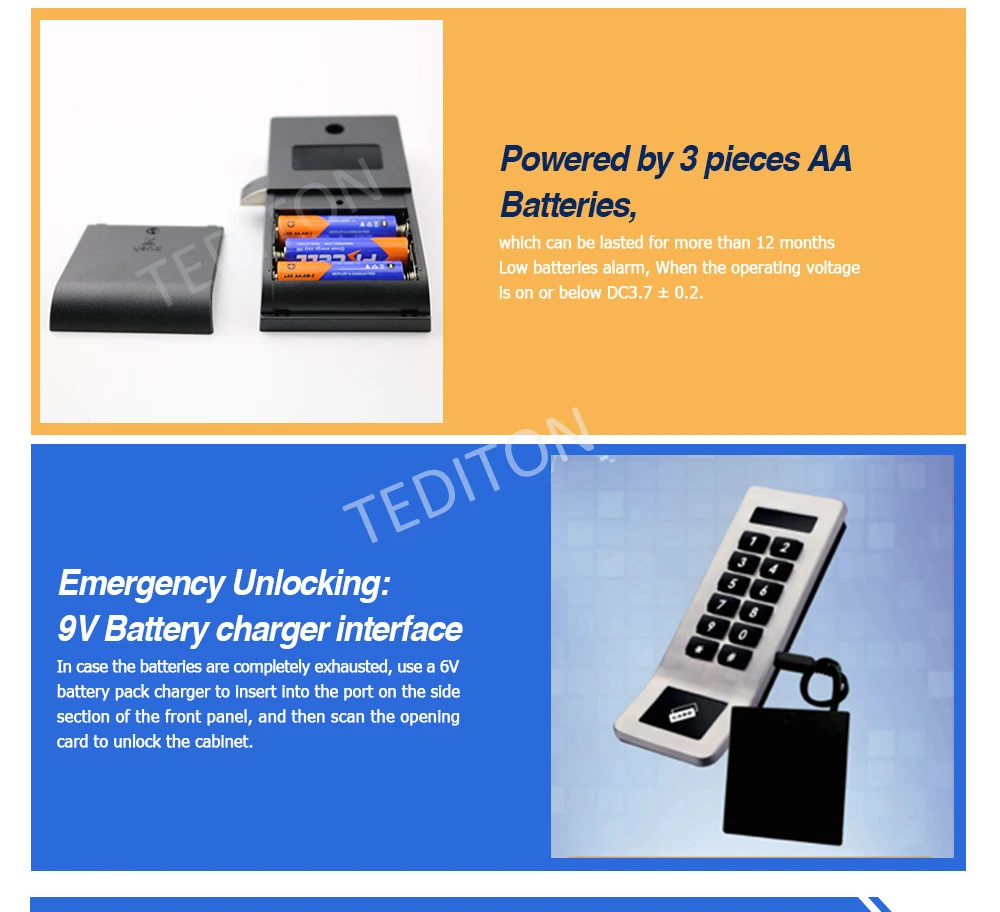 Electronic Rfid Magnetic Swipe Card Keypad Cabinet Locker Door Locks ...