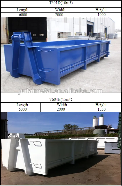 Recycling Skip Bins Mobile Garbage Containers Made Of Steel In High ...