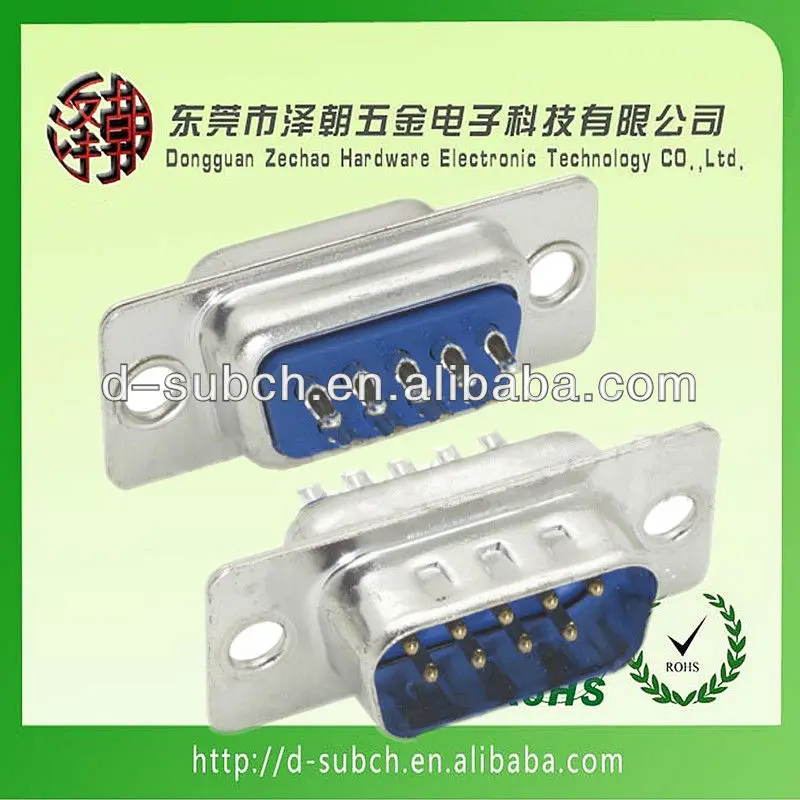 D-sub 9 Pin Male Solder Type Electronic Connector Db 9 Connector - Buy ...