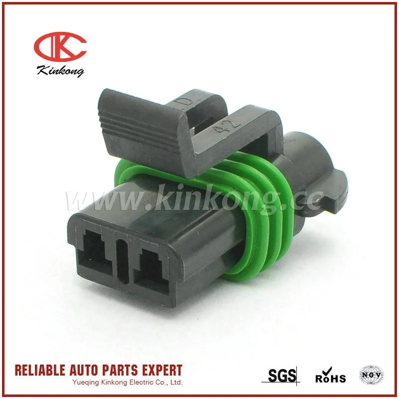 Kinkong 2 Way Female Sensor Plug Auto Wire Connector With Terminals And ...