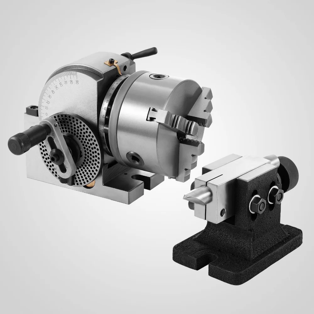 Vertical Milling Head Cnc Milling Head And Tail Stock Quick Dividing ...