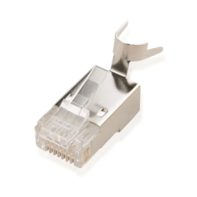 Cat5e Cat6 Shielded Crystal Plug Rj11 Rj45 Conector - Buy Plug Rj11 ...