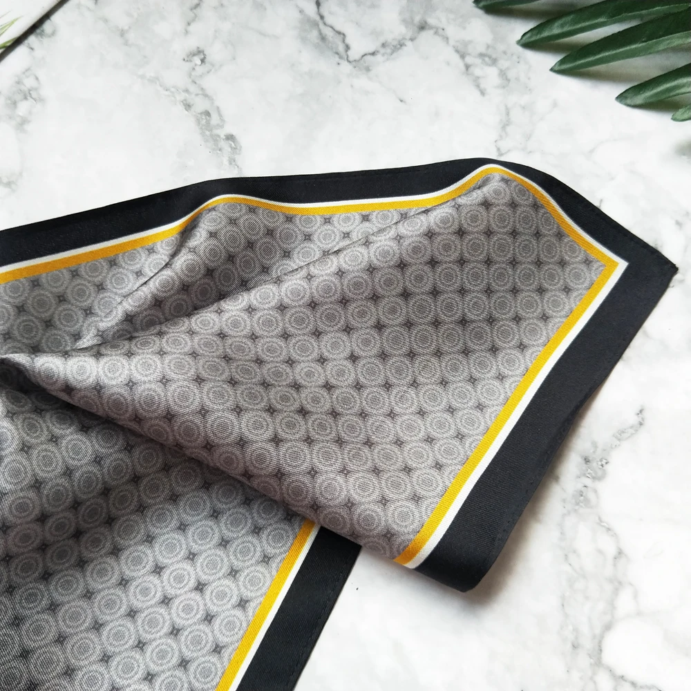 Custom Digital Printed 100% Silk Men Pocket Square Silk Handkerchiefs ...