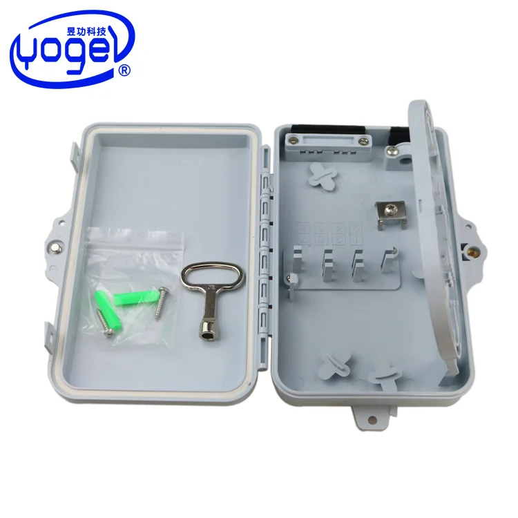 Ftth 4 Core Nap Box Fiber Optic Mini Terminal Box Indoor Mini Odf - Buy ...